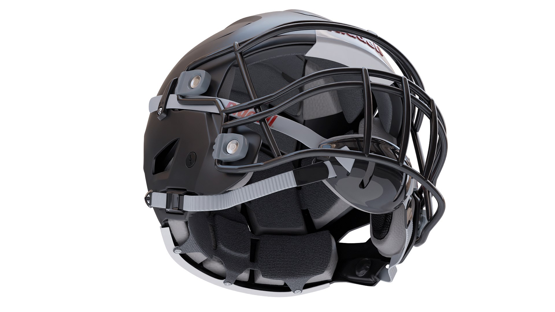 3D Model Speedflex Helmet Riddell Black - TurboSquid 2255430