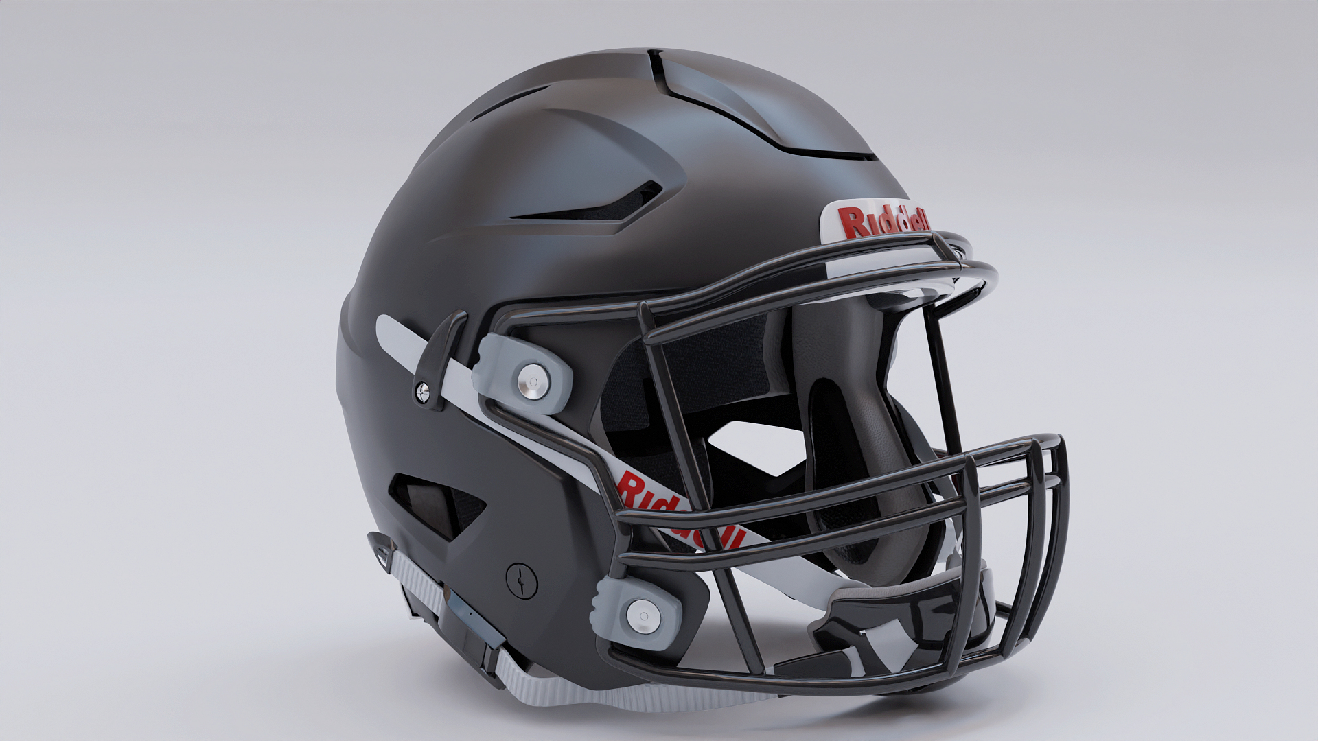 3D Model Speedflex Helmet Riddell Black - TurboSquid 2255430