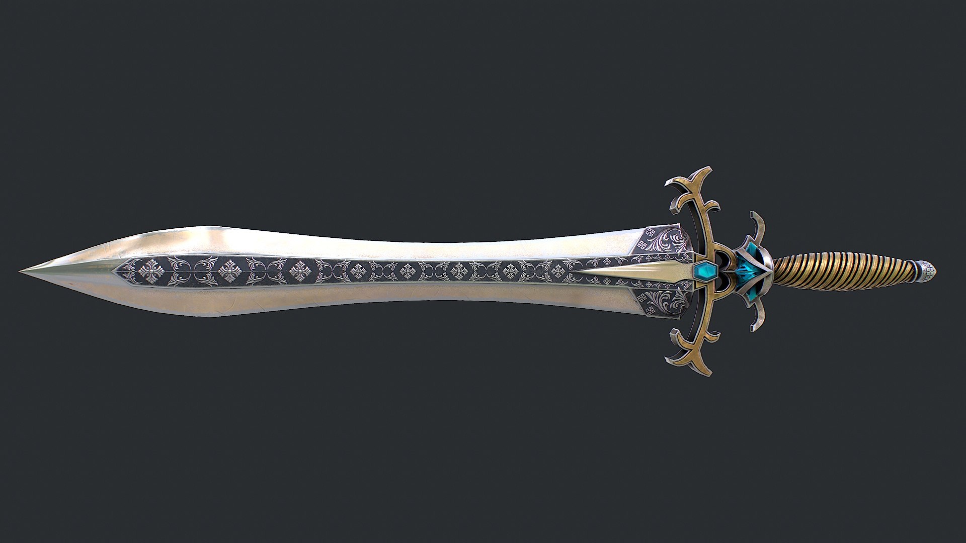 Fantasy sword 29 3D model - TurboSquid 2117643