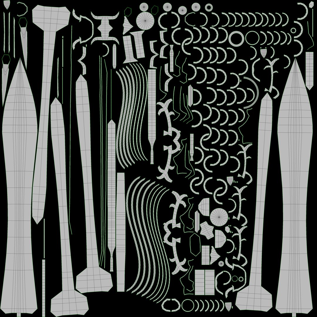 Fantasy sword 29 3D model - TurboSquid 2117643