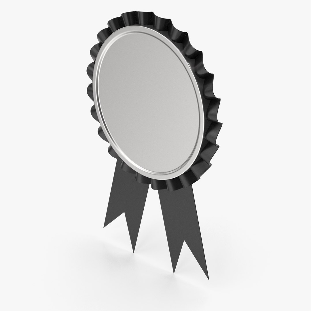 3D Medal With Ribbon model - TurboSquid 2087327