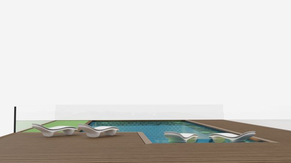 modelo 3d Piscina al aire libre - TurboSquid 1700565