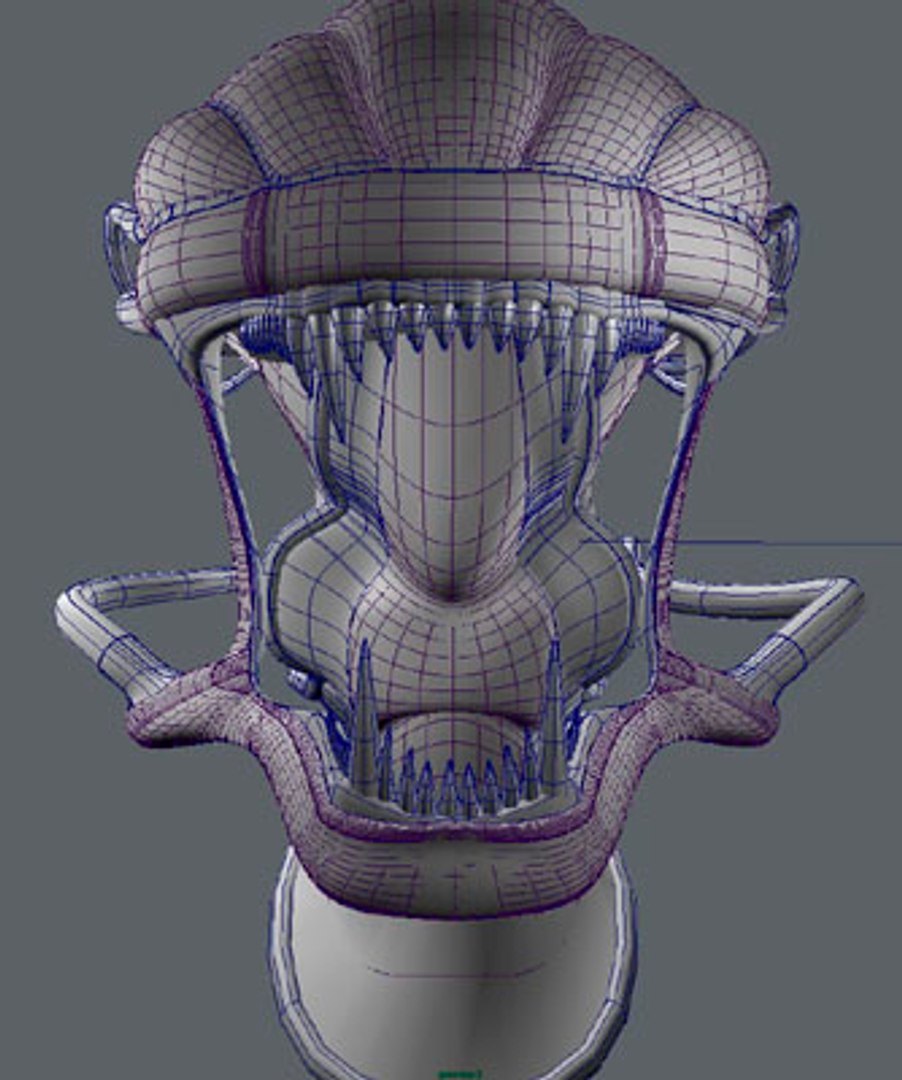 alien head 3d model