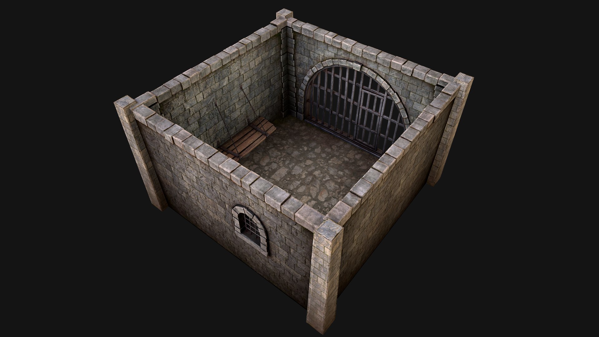 Medieval Prison Cell Model - TurboSquid 2007499