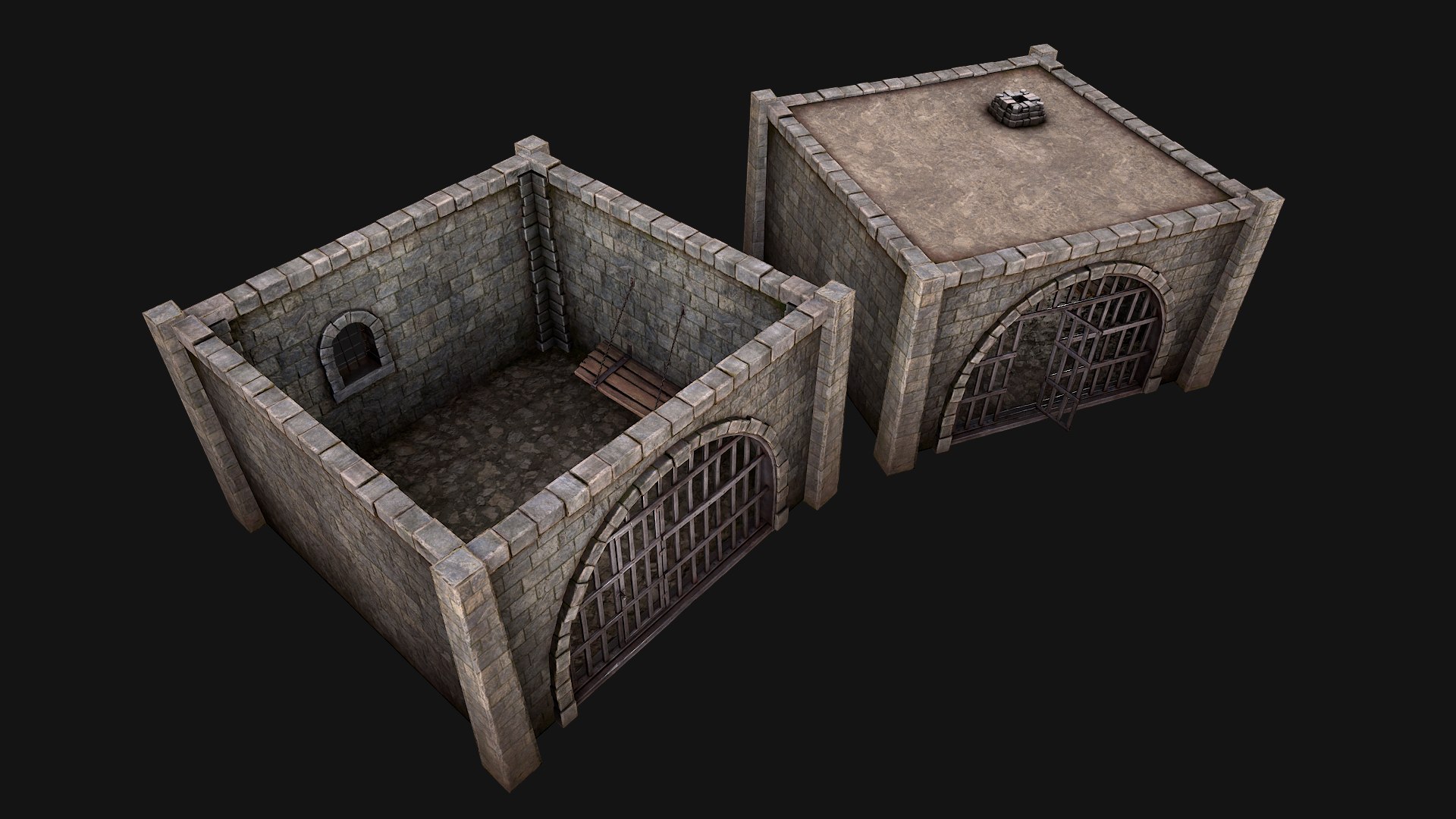 Medieval Prison Cell Model - TurboSquid 2007499