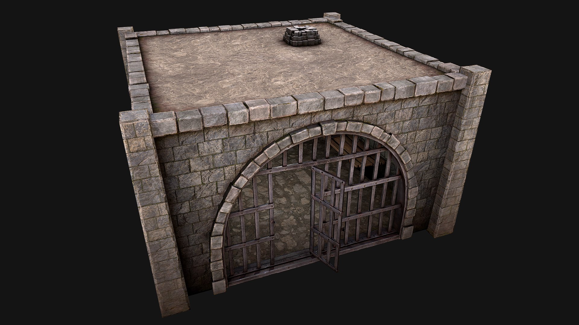 Medieval Prison Cell Model - TurboSquid 2007499