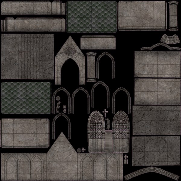 3D crypt - TurboSquid 1320378