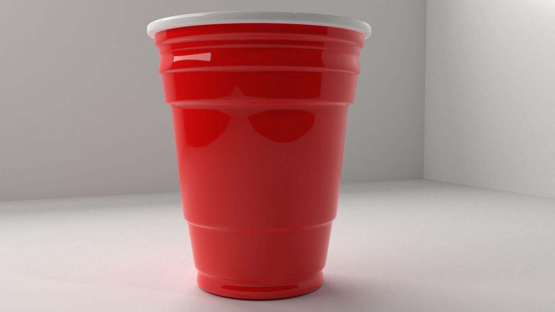 Red Plastic Cup 3D Model - TurboSquid 1760976