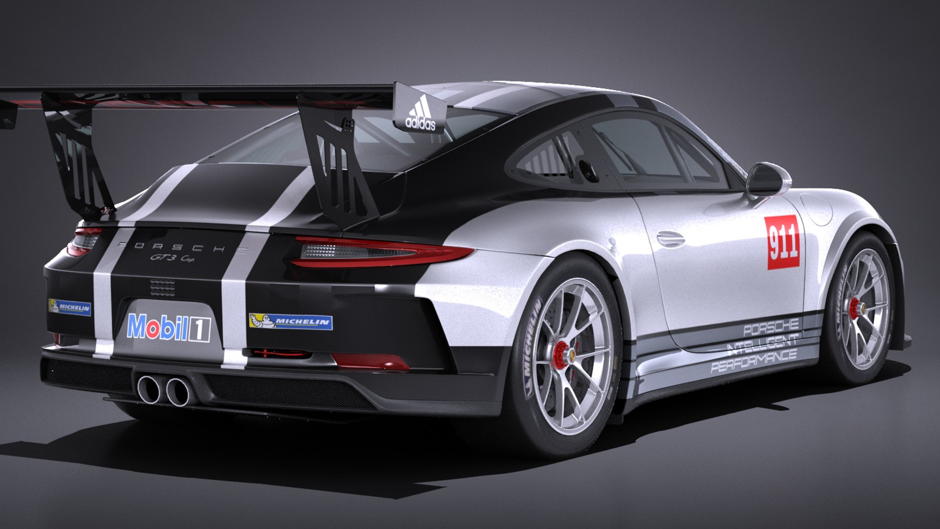 3D porsche 911 gt3 model - TurboSquid 1154853