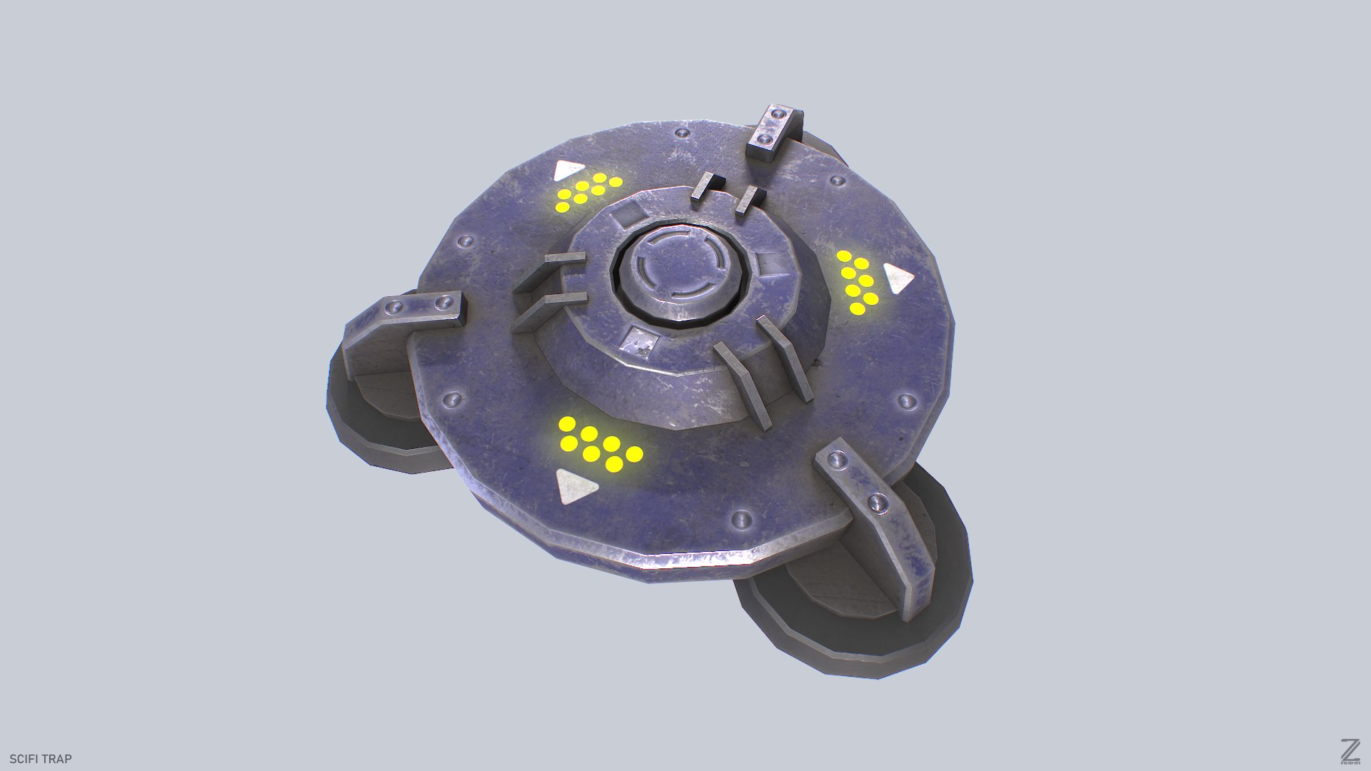 Sci Fi Trap 3D Model - TurboSquid 2220420