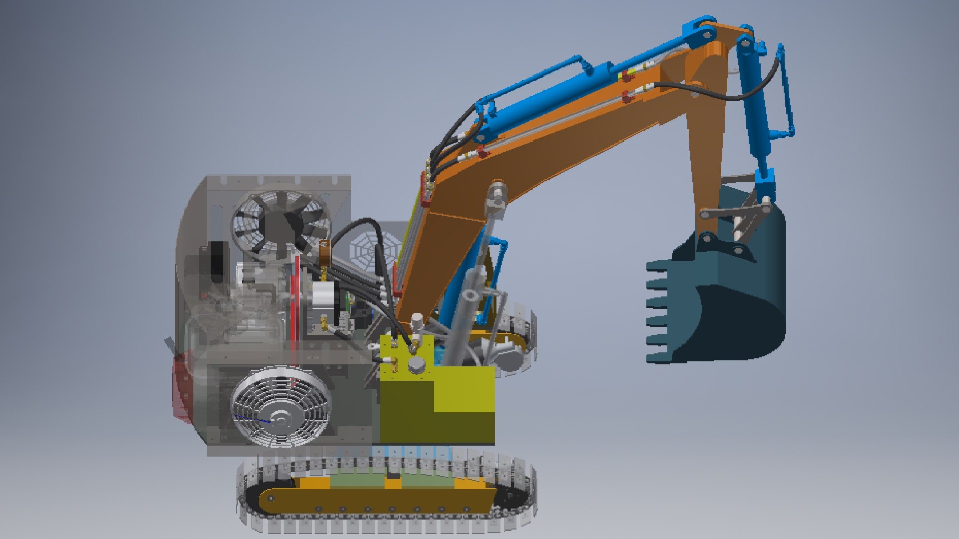 3D 1 Ton RC Mini Excavator - TurboSquid 2047186