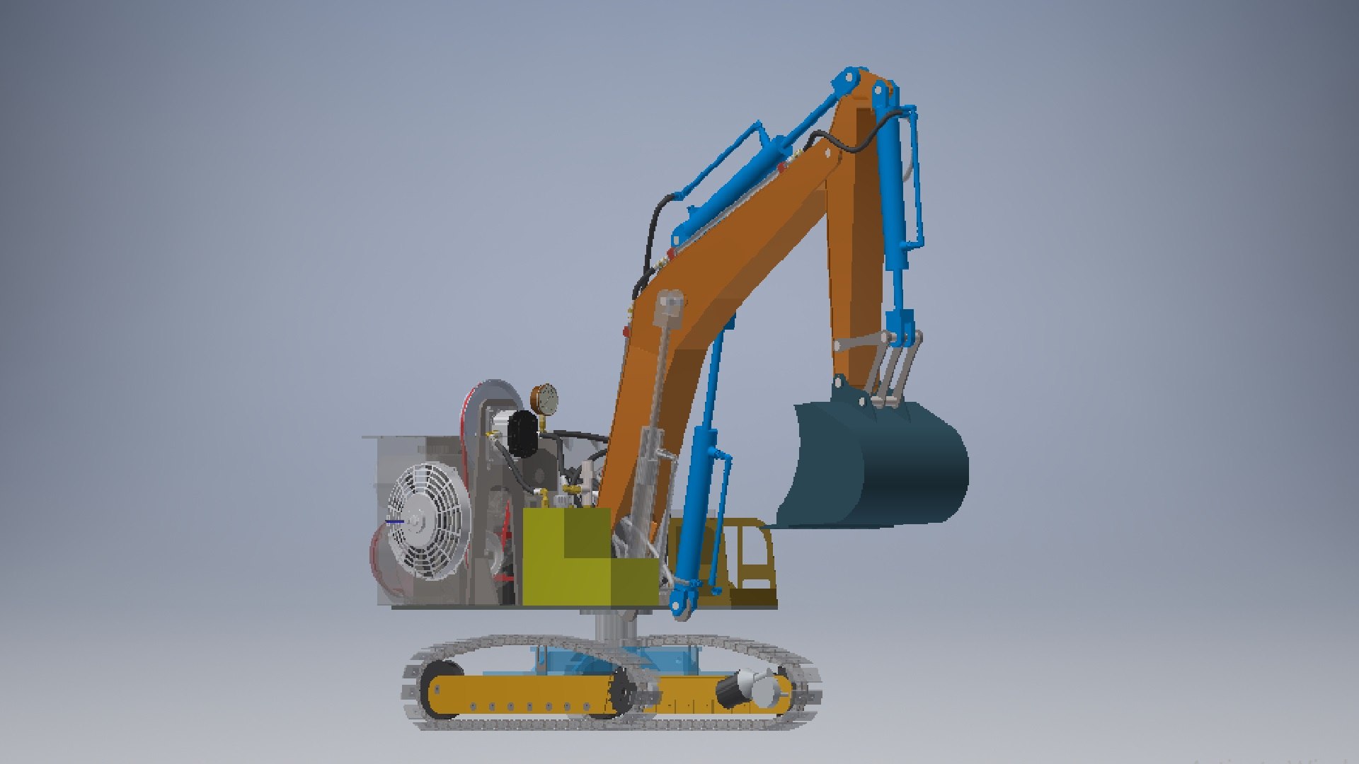 3D 1 Ton RC Mini Excavator - TurboSquid 2047186