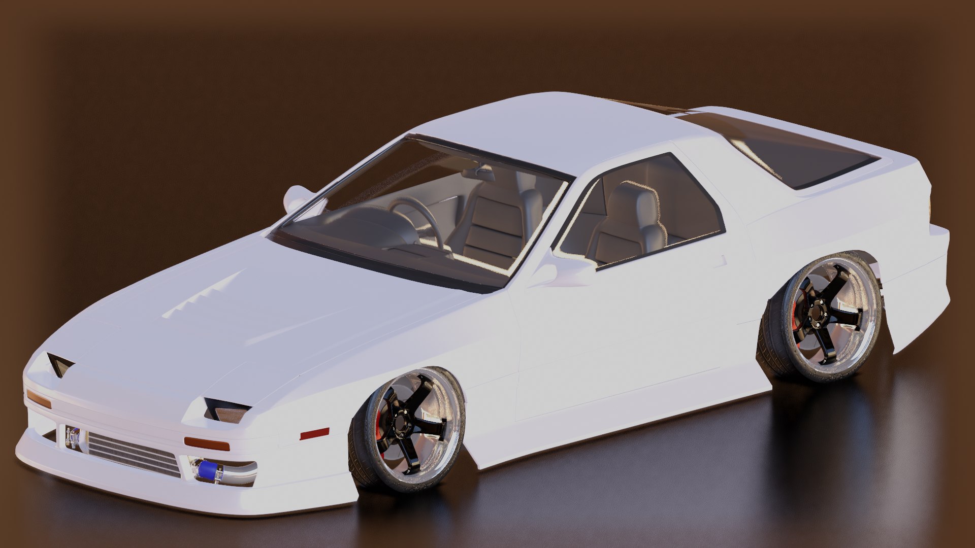 Mazda RX-7 FC Widebody 3D Model - TurboSquid 2010585