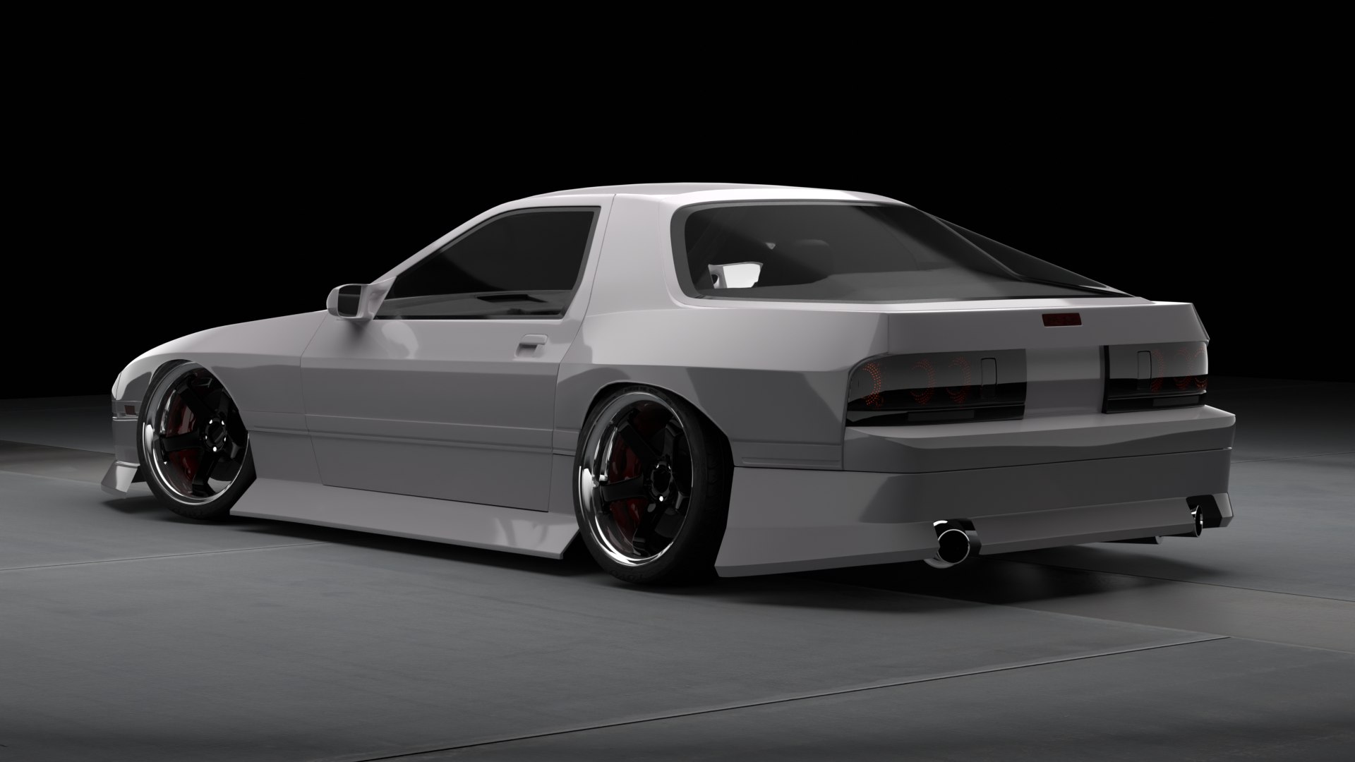Mazda RX-7 FC Widebody 3D Model - TurboSquid 2010585