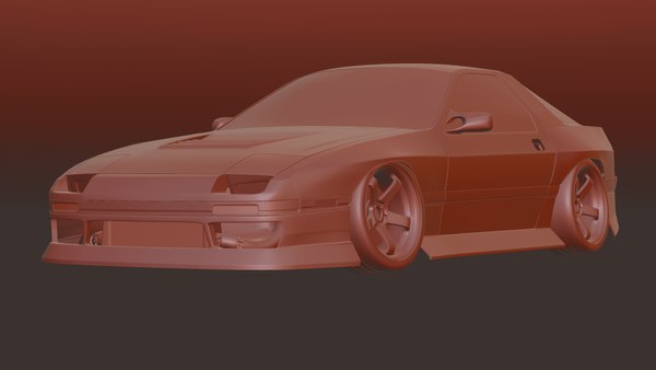 Mazda RX-7 FC Widebody 3D 모델 - TurboSquid 2010585