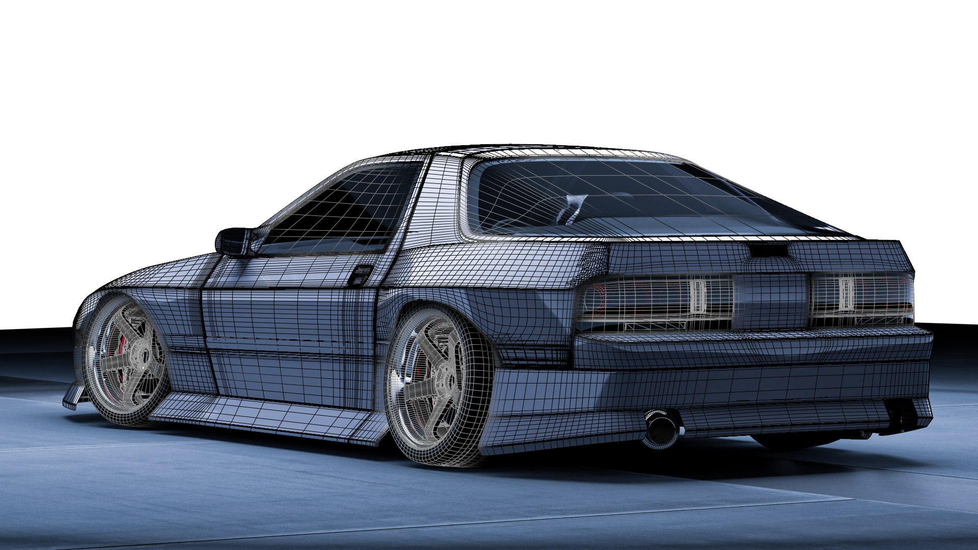 Mazda RX-7 FC Widebody 3D model - TurboSquid 2010585