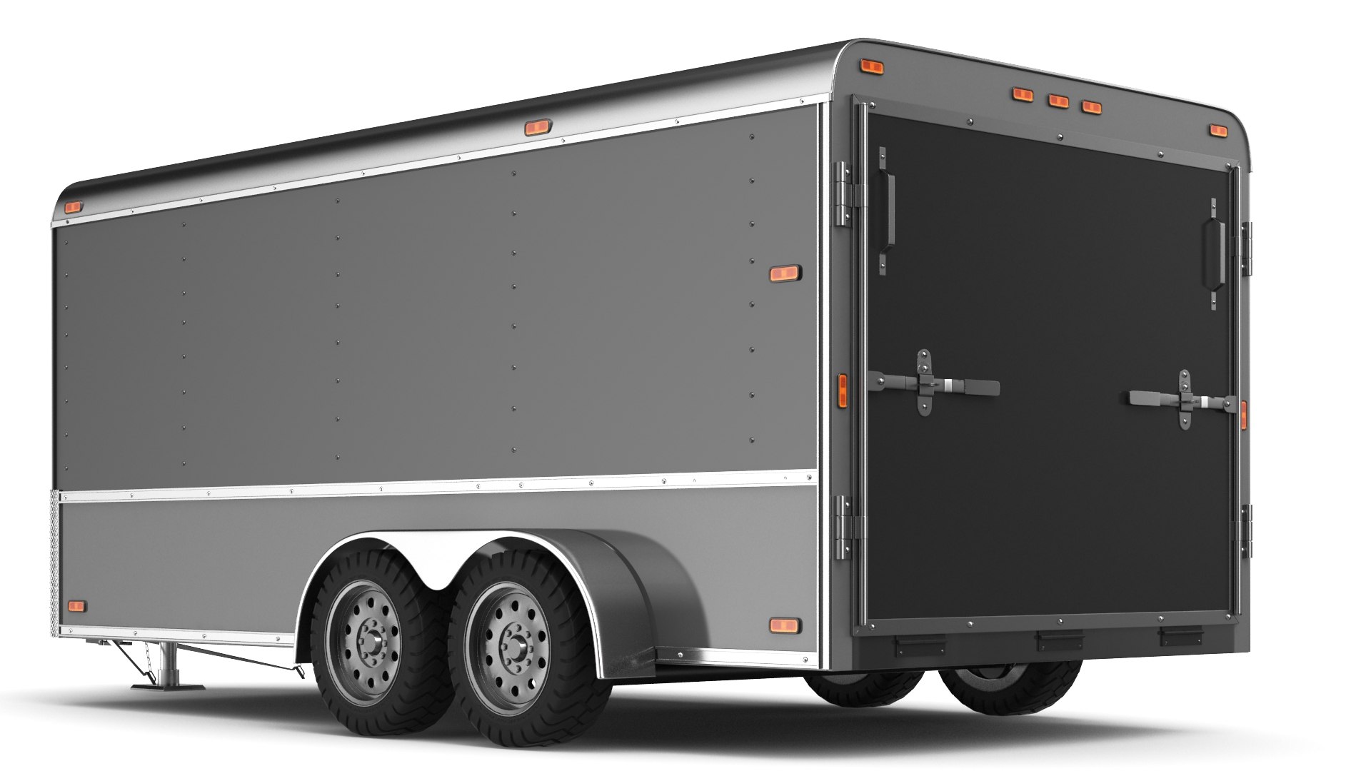 3D Detailed Cargo Trailer Open And Close - TurboSquid 2088088