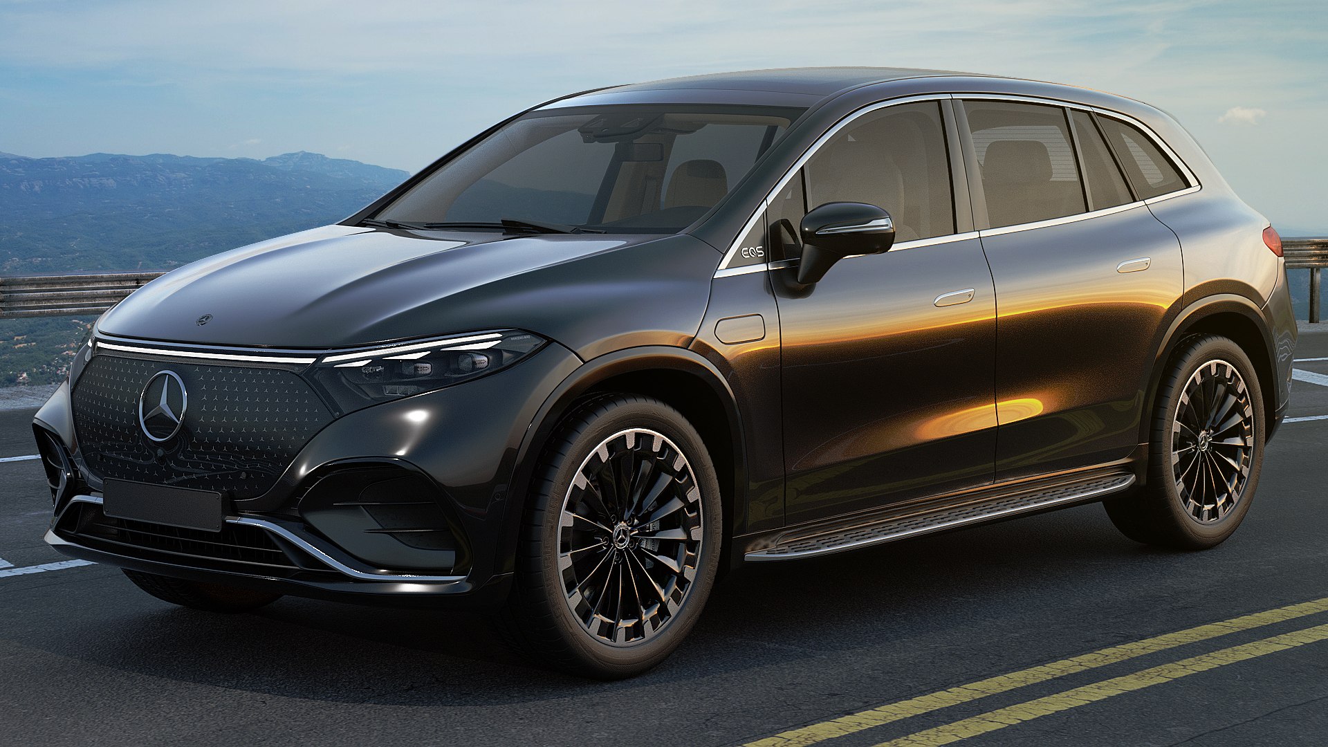 3D Mercedes EQS SUV 2023 - TurboSquid 2048431