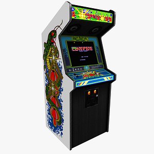 classic robotron arcade 3d model