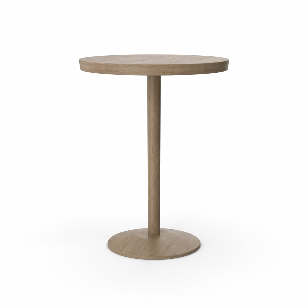 Round Card Table Model - TurboSquid 2110453