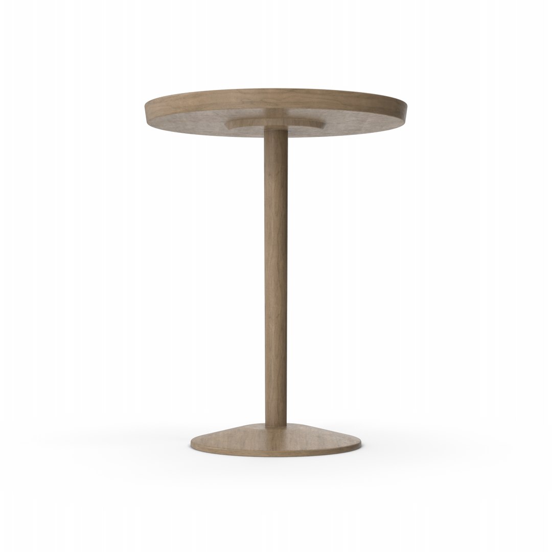 Round Card Table Model - TurboSquid 2110453