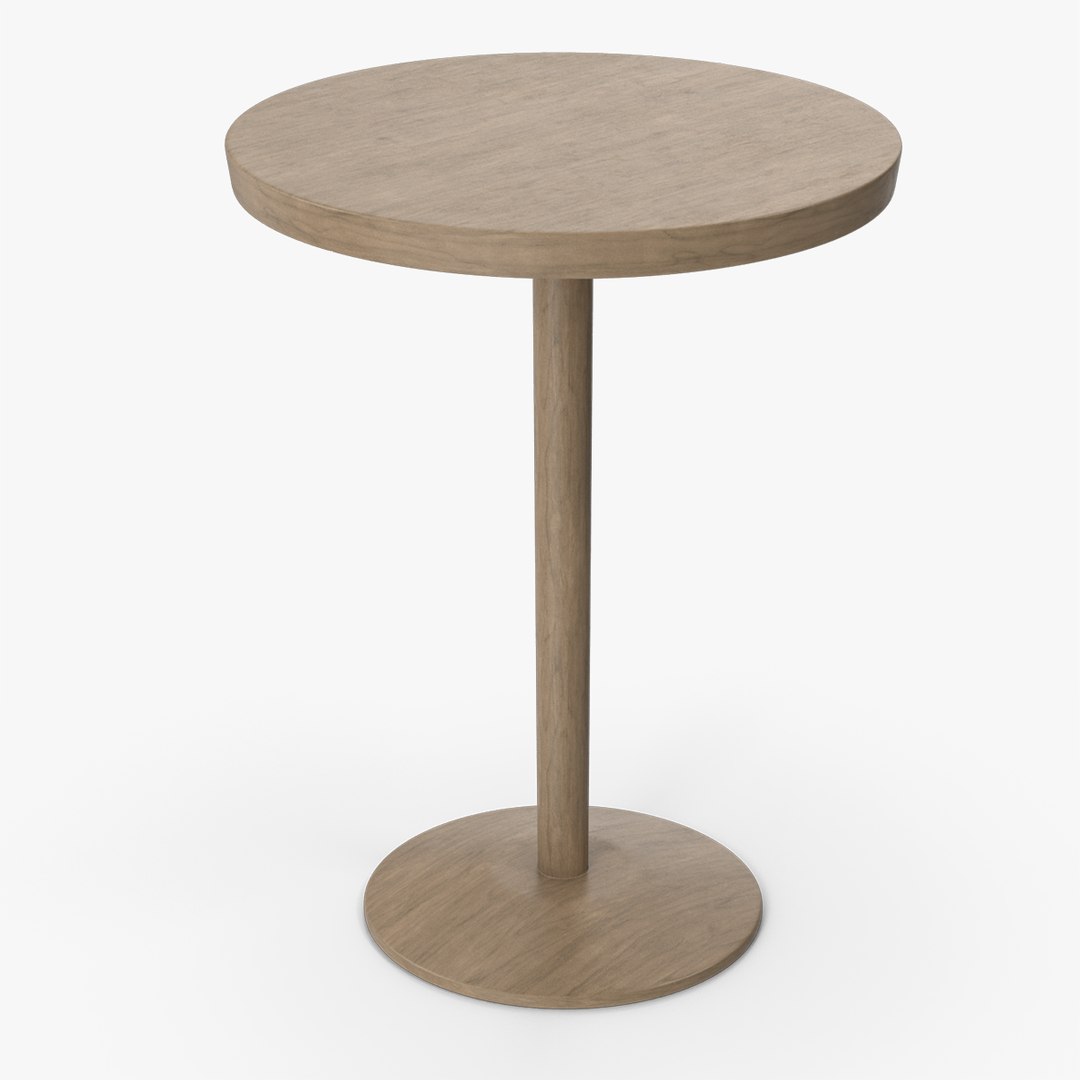 Round Card Table model - TurboSquid 2110453