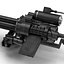 3d Minigun Modeled Realistic Model