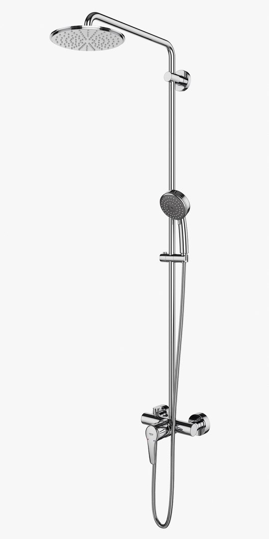 Radaway shower set 51 3D model - TurboSquid 1435121
