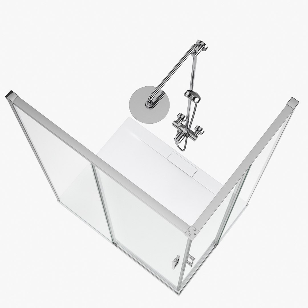 Radaway shower set 51 3D model - TurboSquid 1435121
