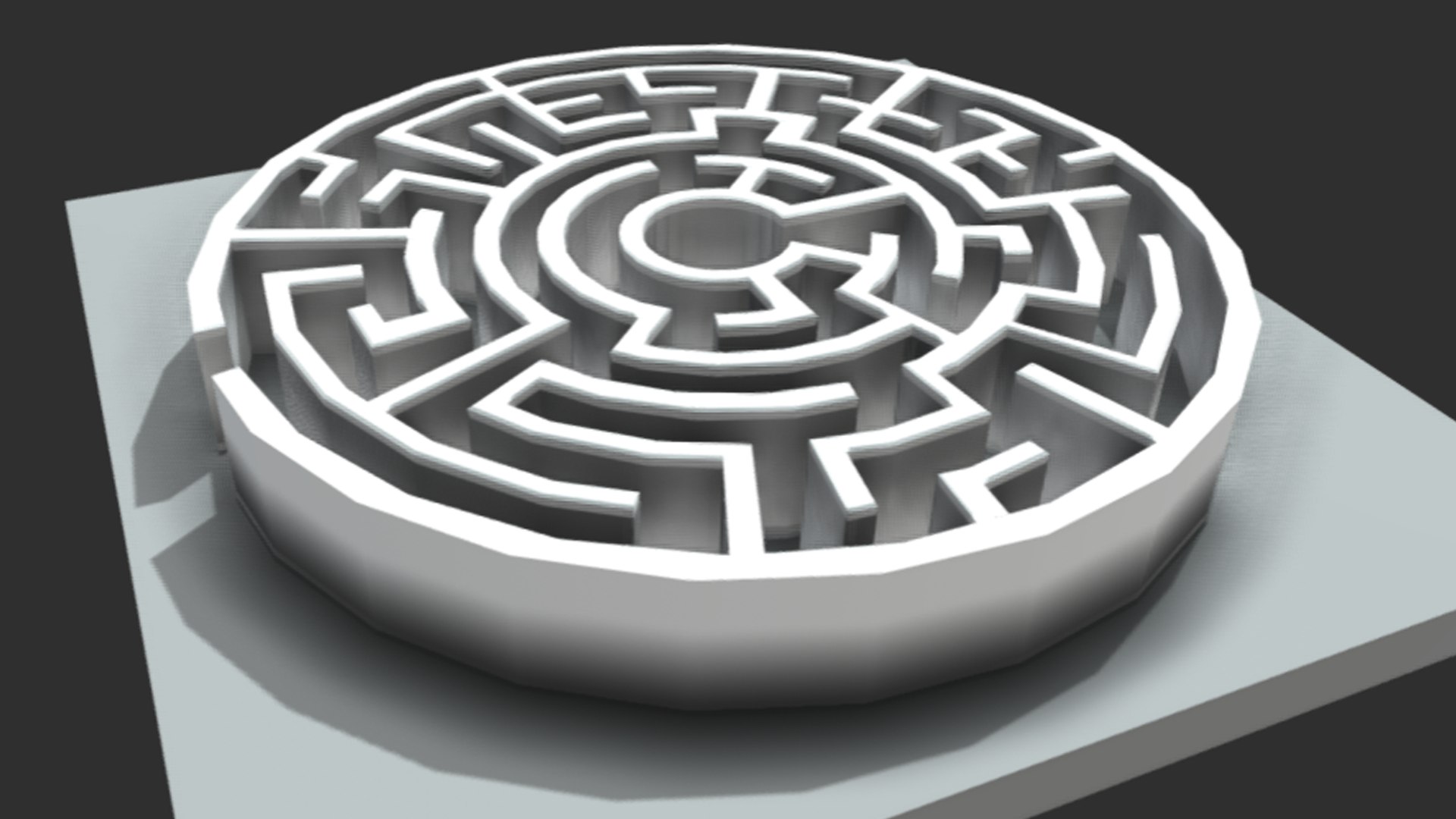 3D Labyrinth - MAZE Circle 3D Model - TurboSquid 1975195