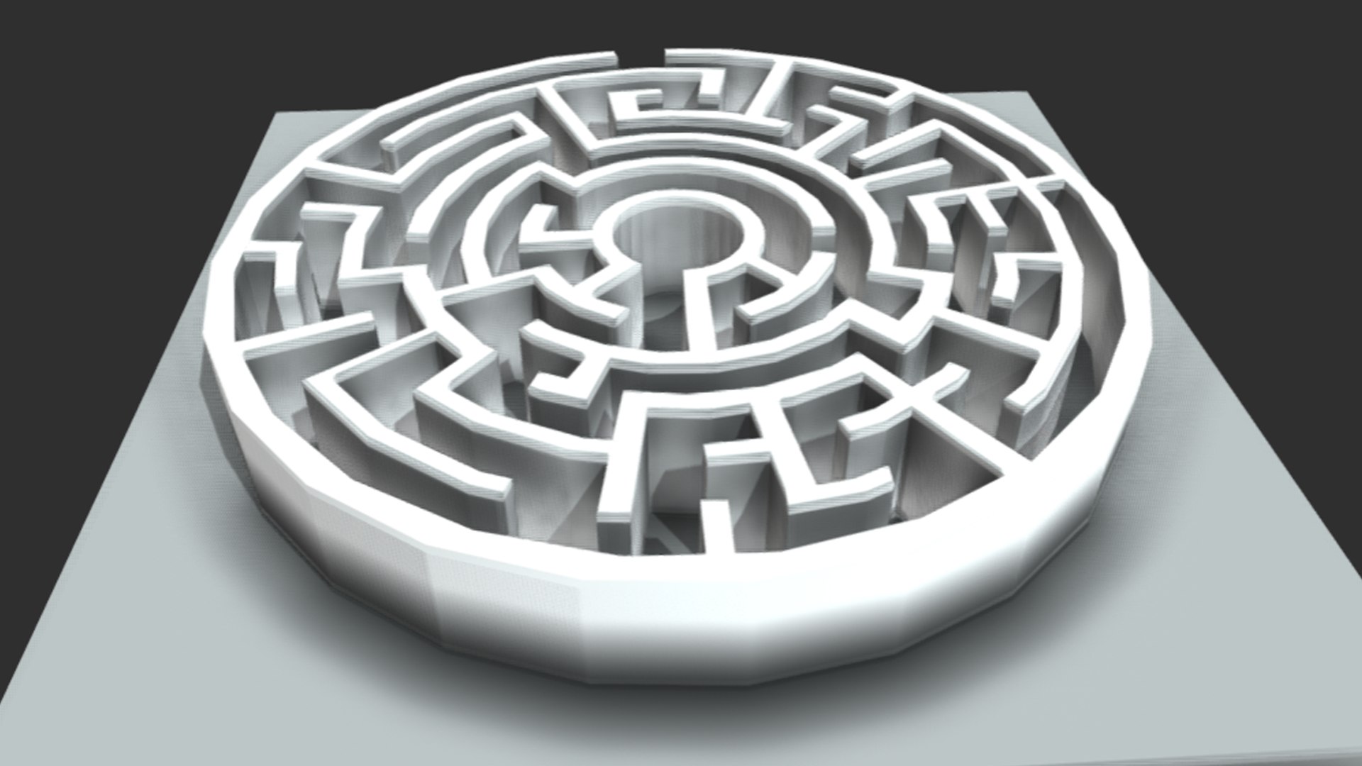 3D Labyrinth - MAZE Circle 3D Model - TurboSquid 1975195