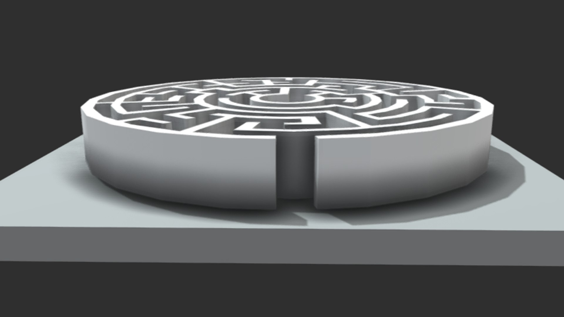 3D Labyrinth - MAZE Circle 3D Model - TurboSquid 1975195