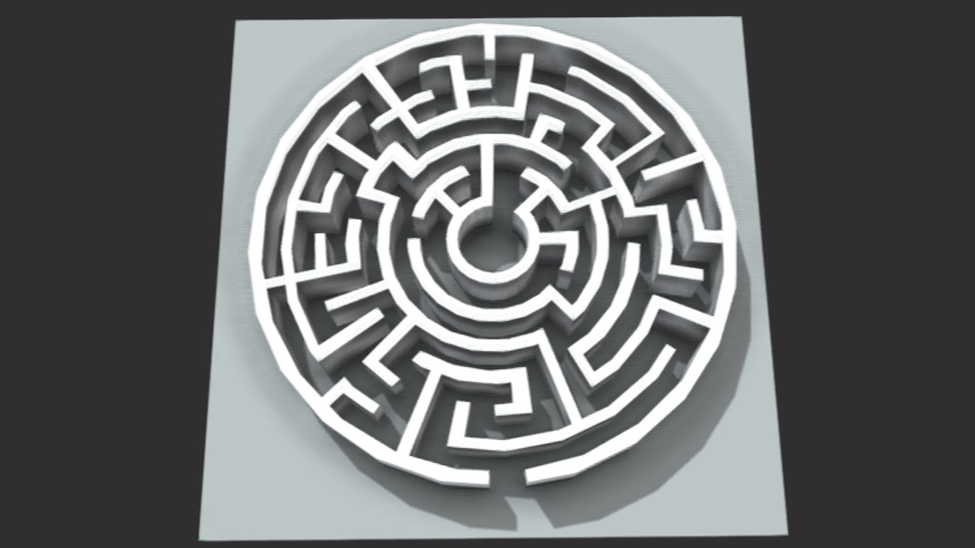 3D Labyrinth - MAZE Circle 3D Model - TurboSquid 1975195