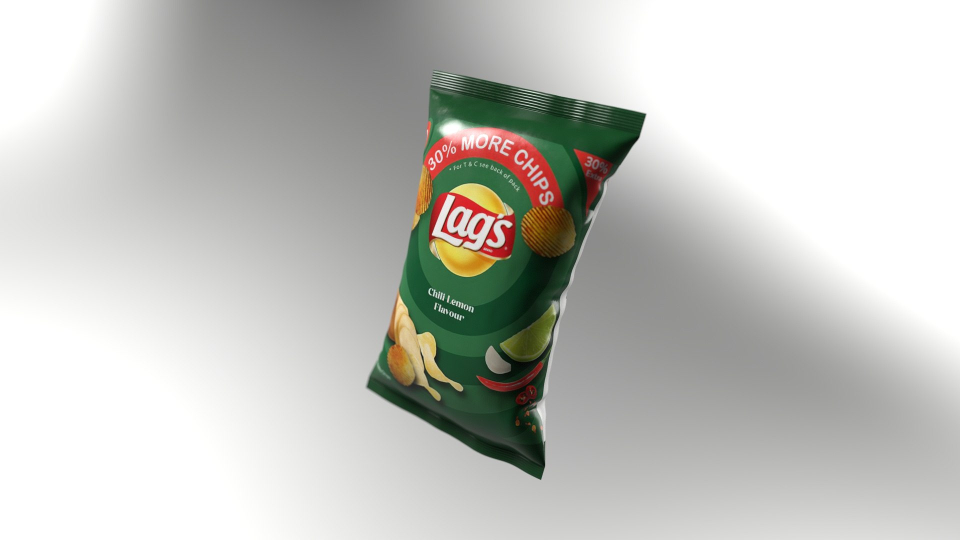 3D Packet Potato Chips Model - TurboSquid 2204800