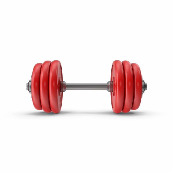 Red Dumbbell 3D model - TurboSquid 1844500