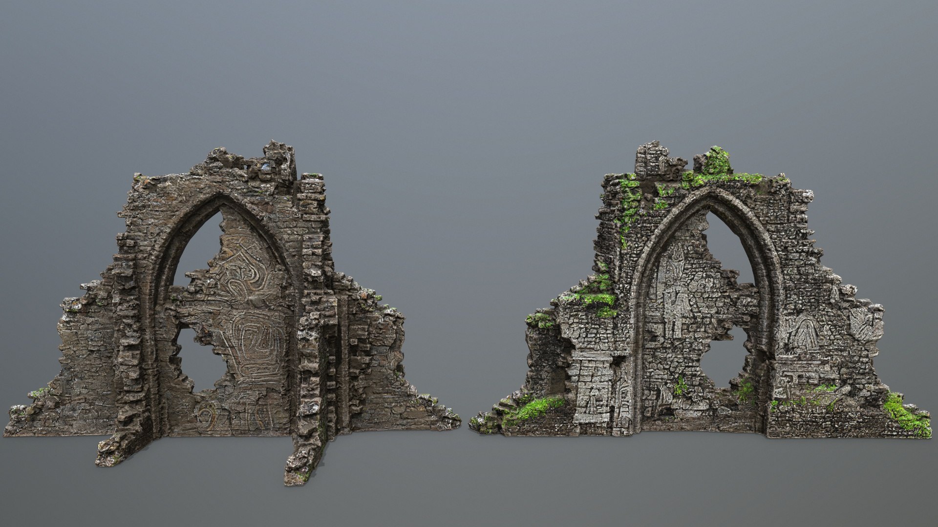 3D Model Ruin Gate - TurboSquid 2325262
