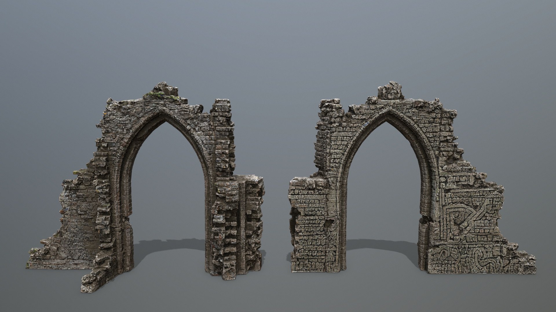 3D Model Ruin Gate - TurboSquid 2325262
