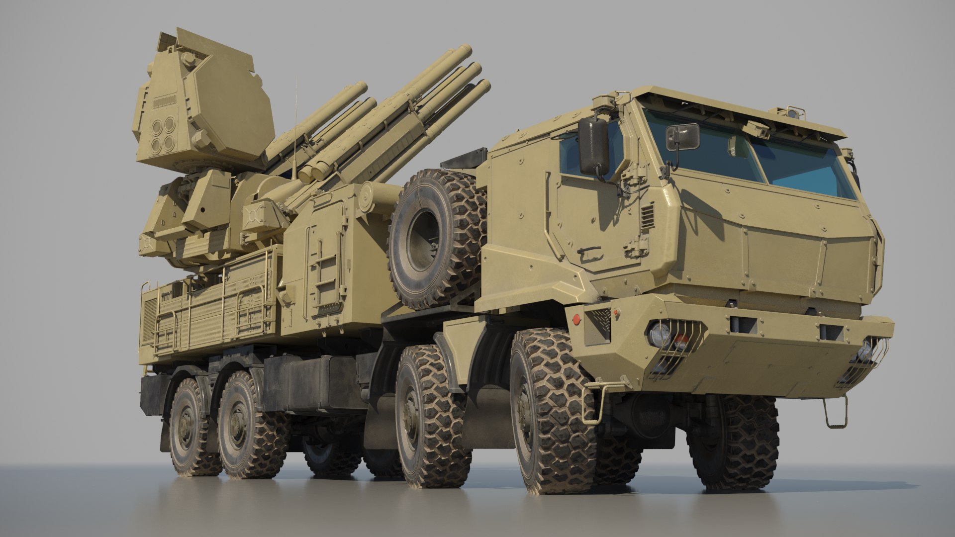 3D Model Pantsir-s1m Russian Medium-range - TurboSquid 1521234