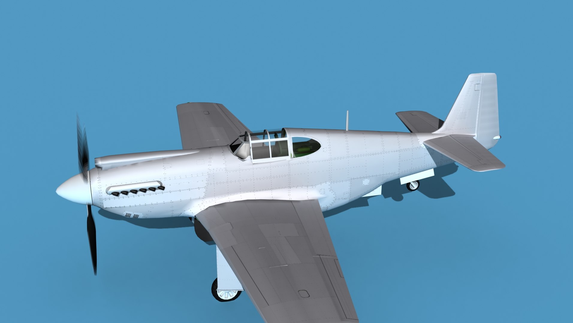 North American A-36A Apache V00 Model - TurboSquid 1922283
