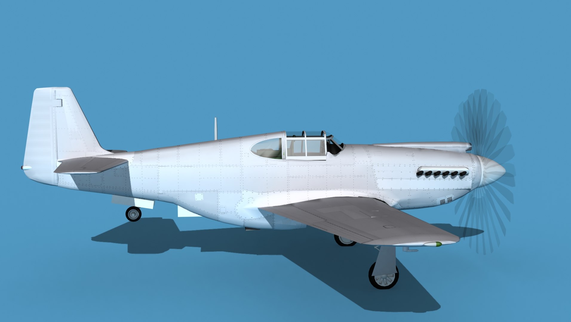 North American A-36A Apache V00 Model - TurboSquid 1922283