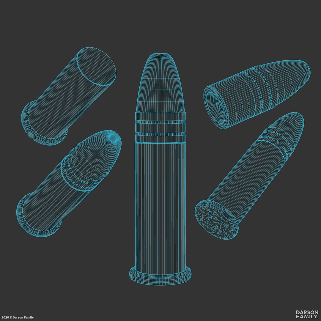 22 Long Rifle 3D Model - TurboSquid 1564010