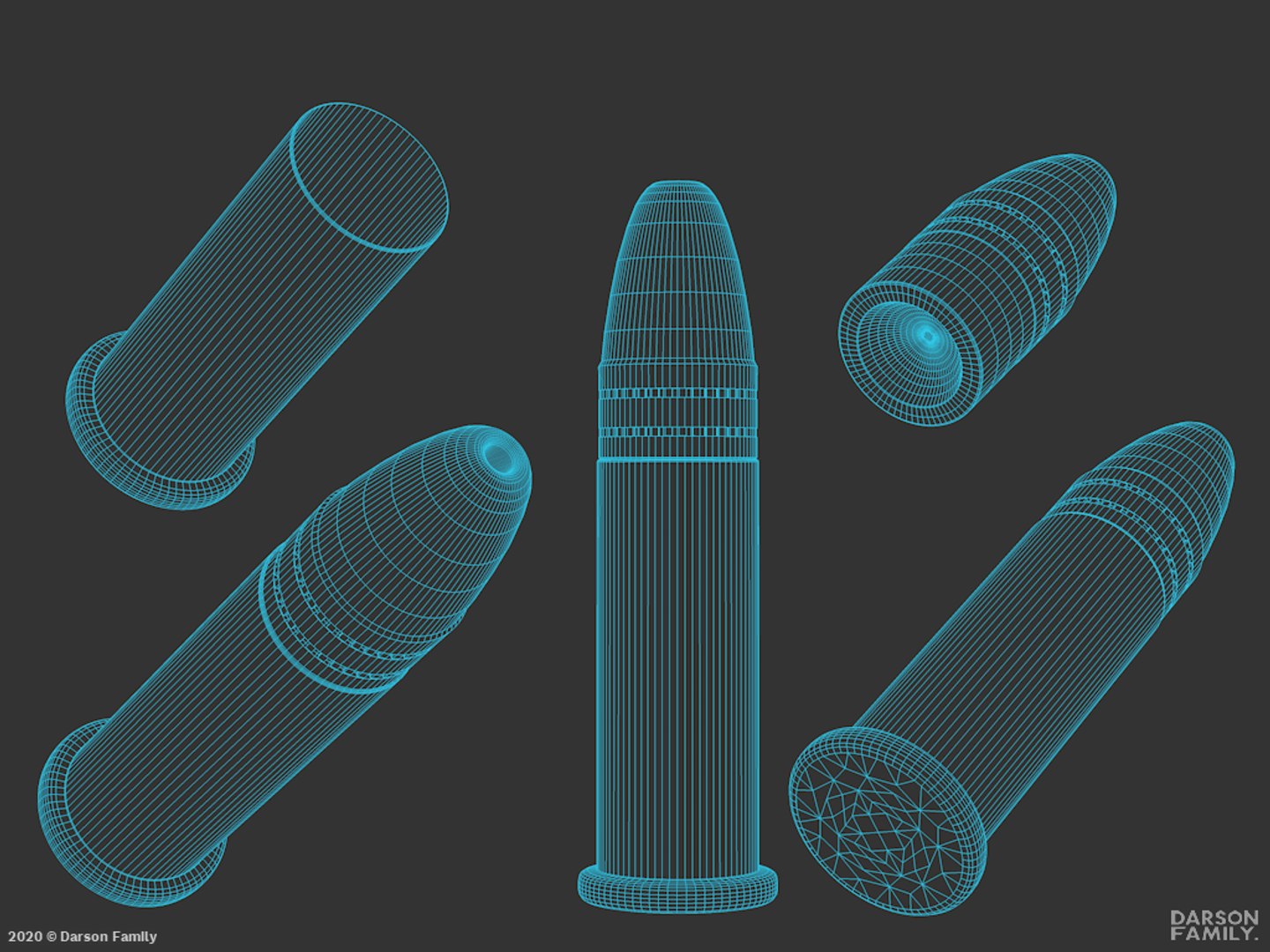 22 Long Rifle 3D Model - TurboSquid 1564010