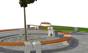 Download 3D Park Bench SketchUp Models - TurboSquid