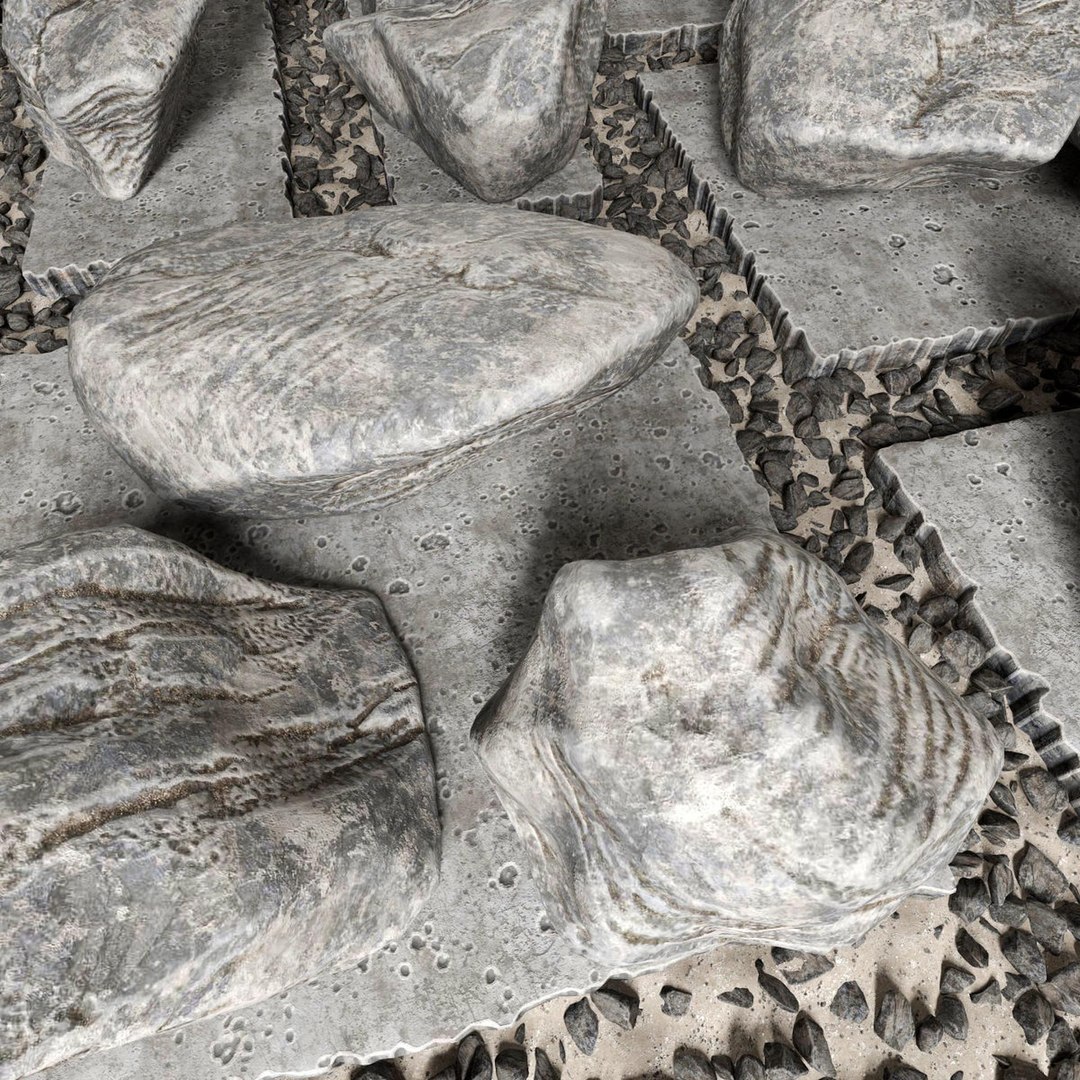 3D Modern Stone Block Models - TurboSquid 2056533