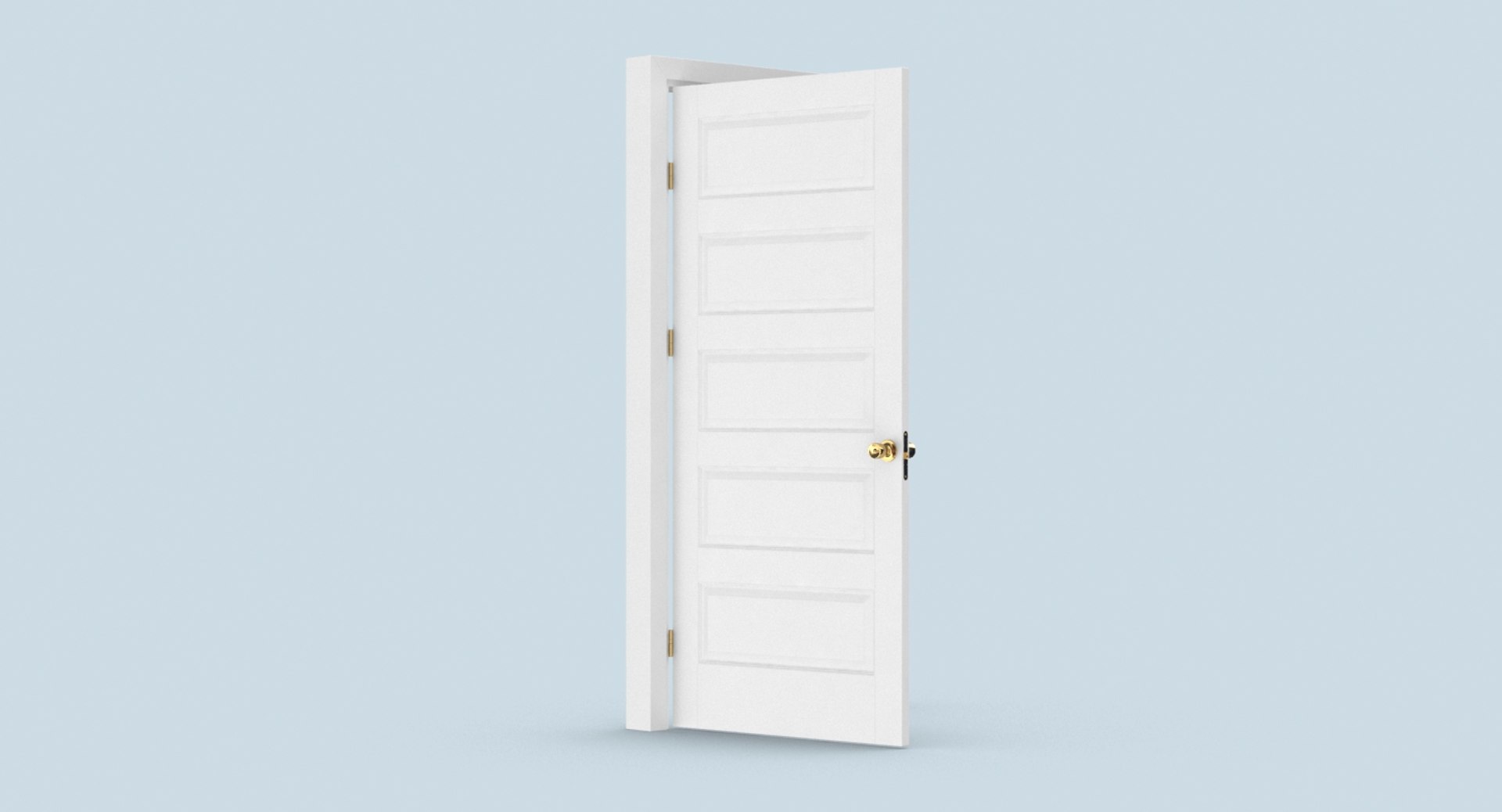 Interior-doors---door-5-wide-open Model - TurboSquid 1230711