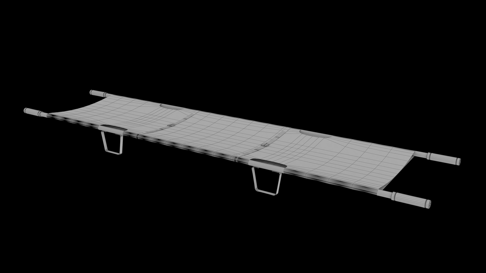 Folding Stretcher 3D Model - TurboSquid 2467317