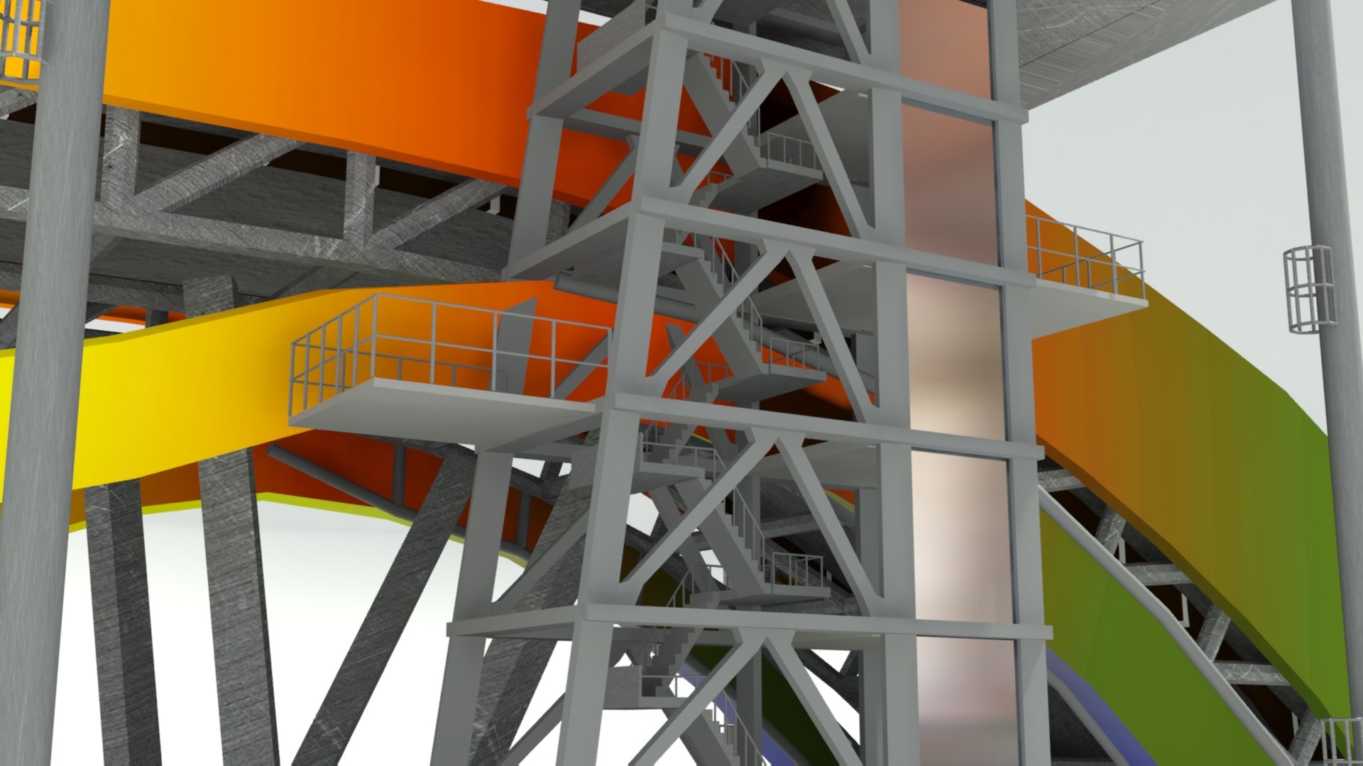 2022 Beijing Winter Olympic Ski Jump Ramp 3D - TurboSquid 1848085