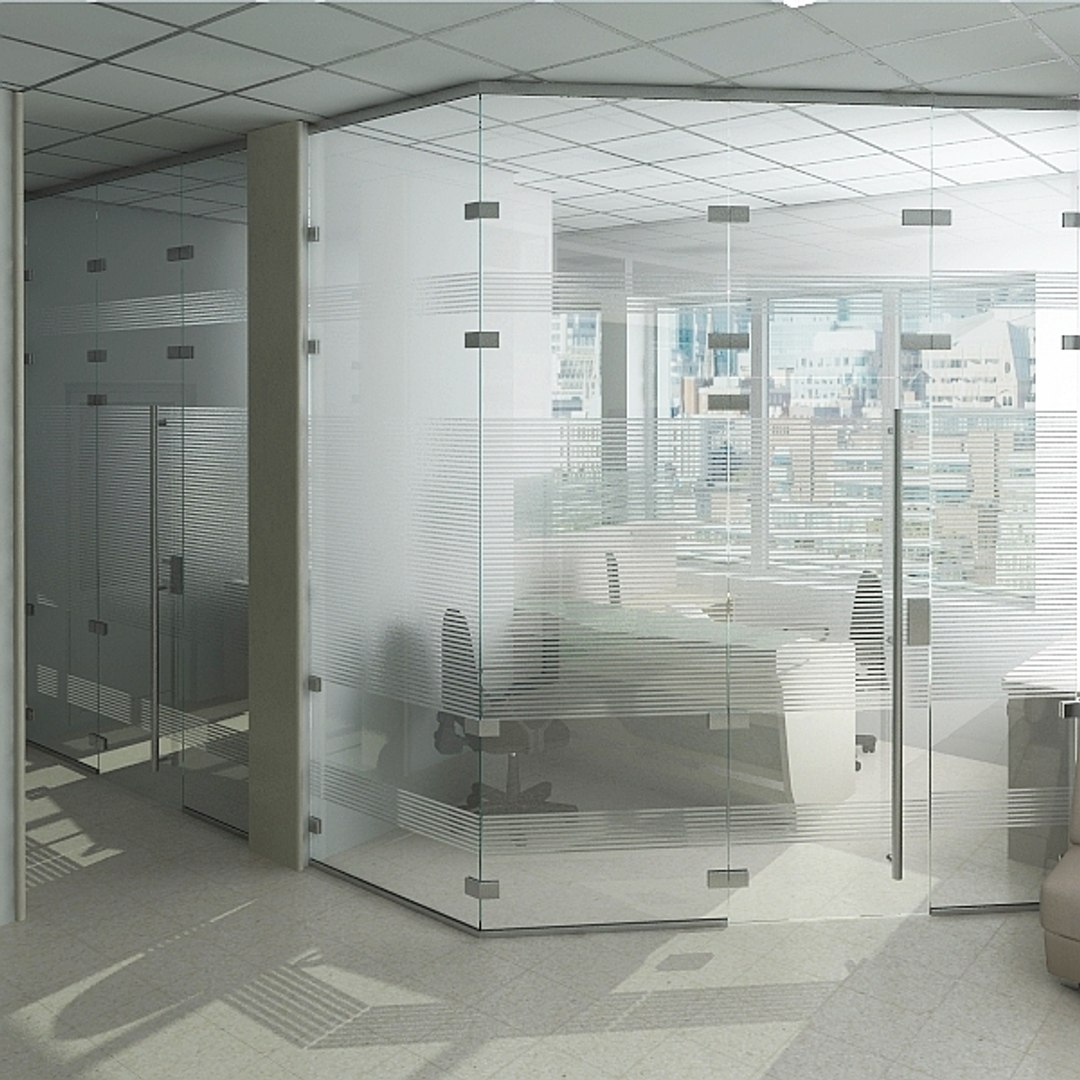 Bank Interior Scene 3d Max