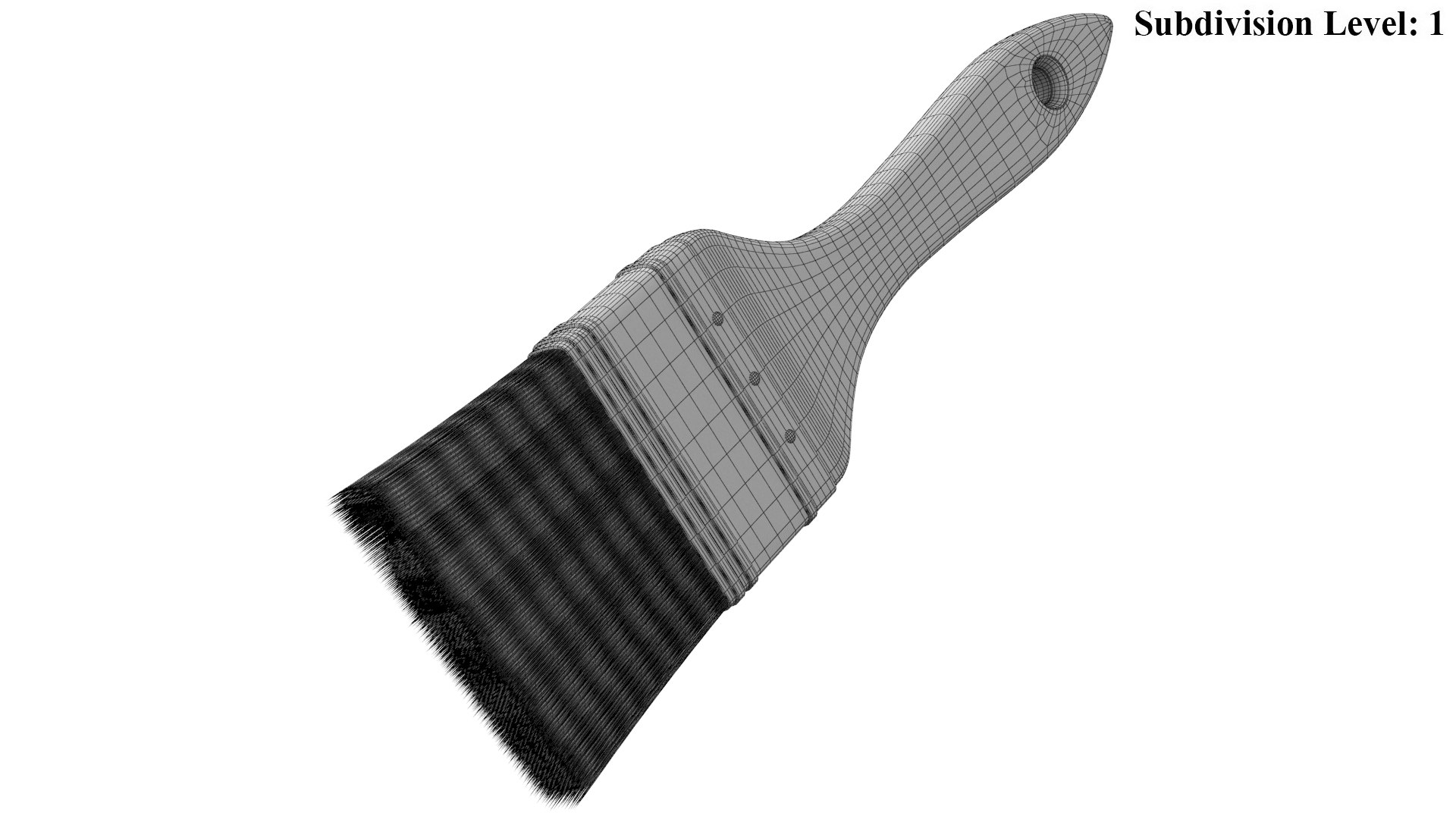 Paint Brush 3D Model - TurboSquid 1875411