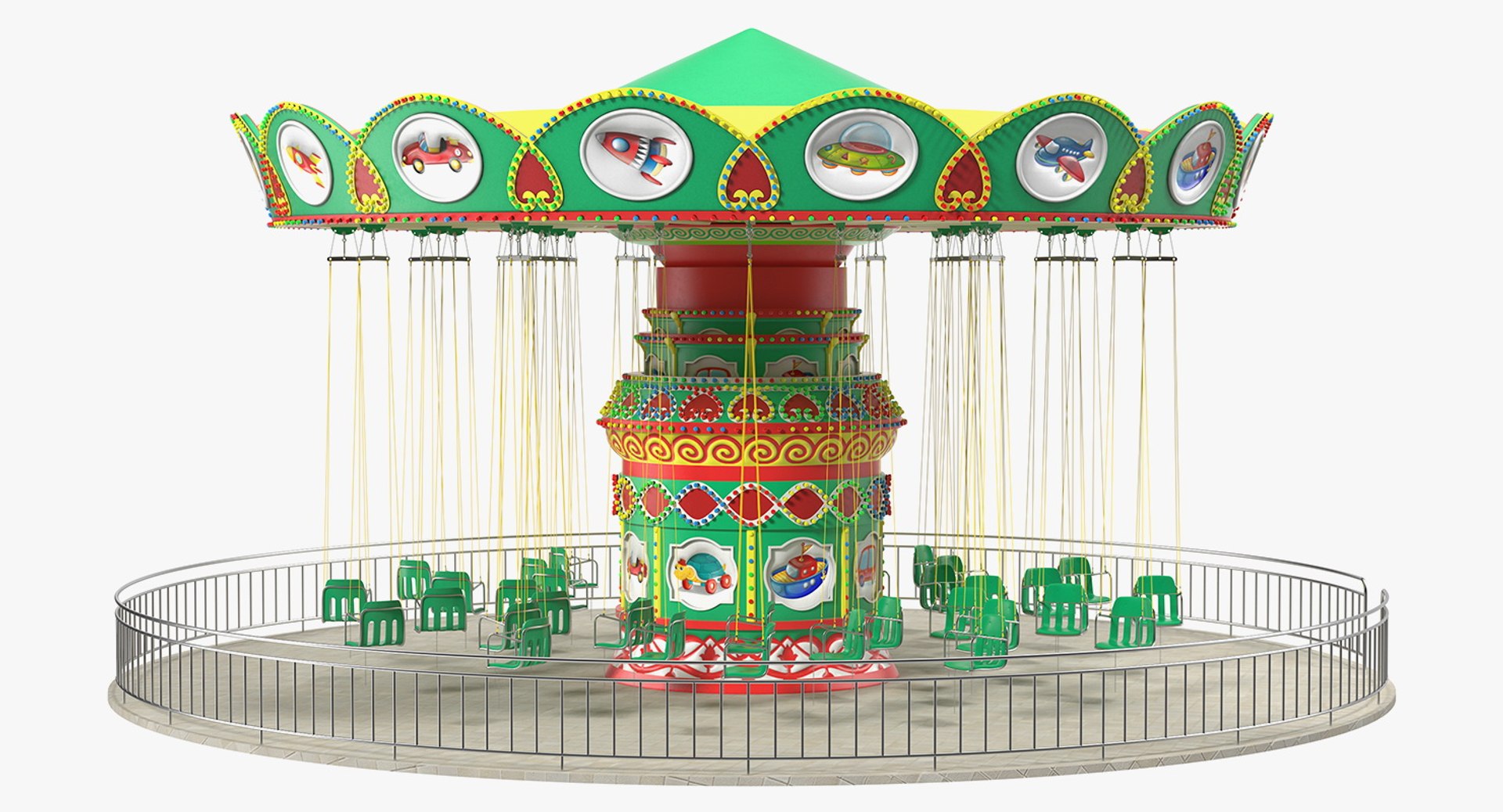 3D Model Swing Ride - TurboSquid 1441066